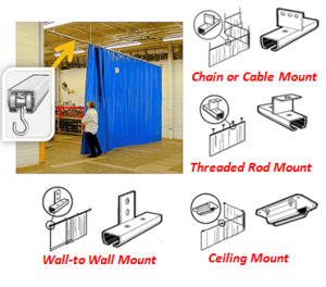 Industrial Curtain Rods | Custom Made