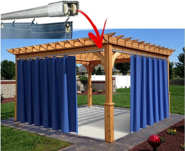 Pergola Curtain Track | Kits