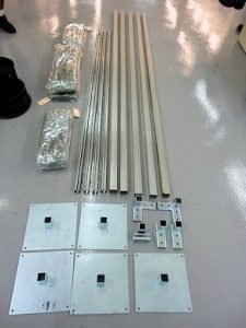 Free Standing Curtain Track & Trolley – AKON – Industrial Curtain Track