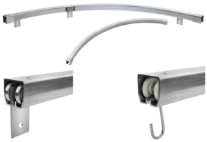 Curved Trolley Track | Sliding Rollers