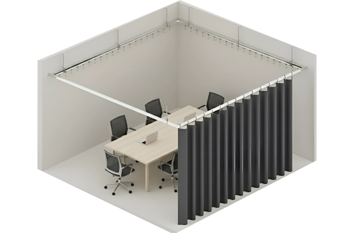 Curtain Track for Conference Room Dividers